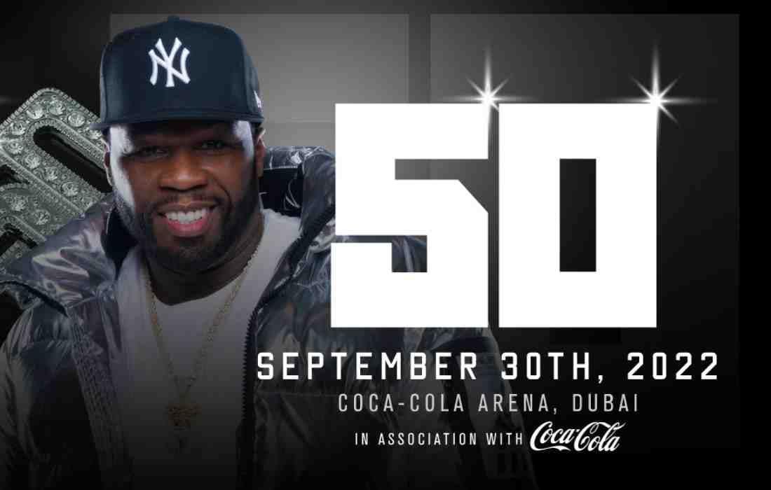 50 cent Green Light Gang World Tour Live Concert in Dubai ,U.a.e 2022 - DXBIFY